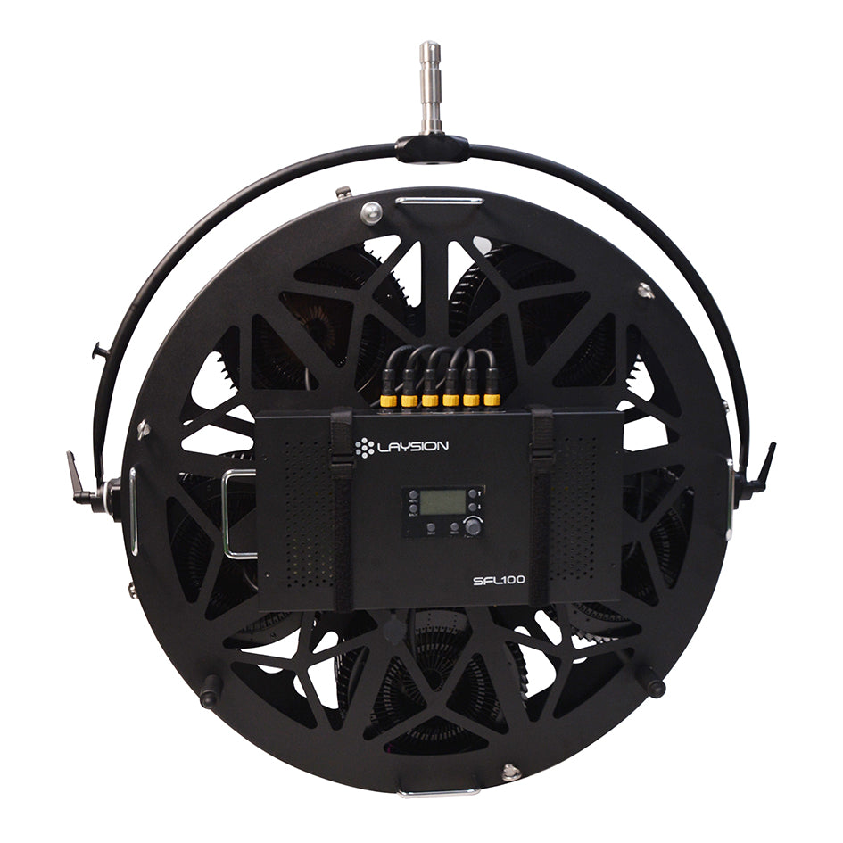 LAYSION 800W Bi-color DMX512 Dimming Remote LED Space Light For Photog ...